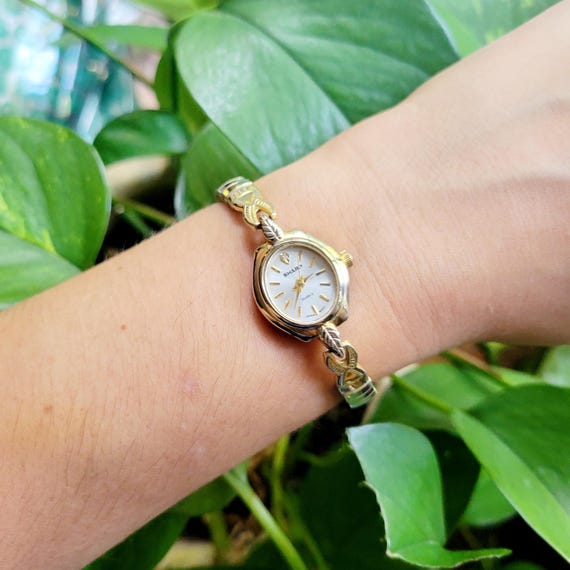 Vintage SHARP Quartz Genuine Diamond Gold Silver Stretch Watch Etsy Canada
