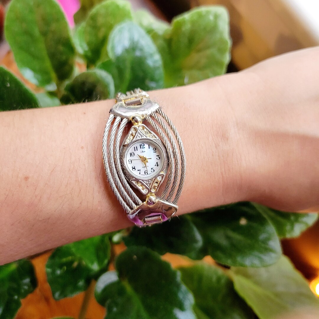 Collezio Quartz Ornate Rhinestone Watch - Etsy