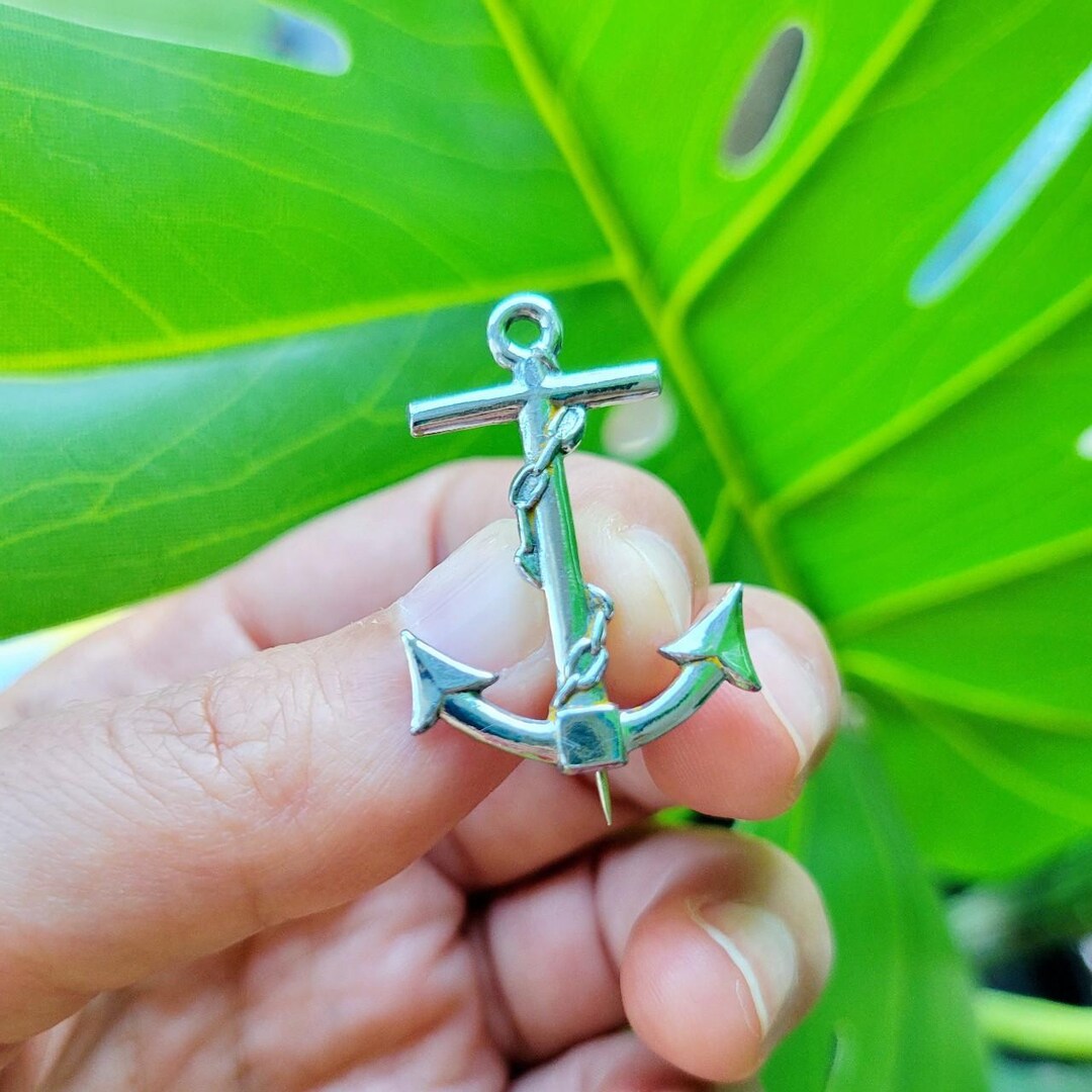 Vintage Silver Anchor Boucher Pin / Brooch - Etsy