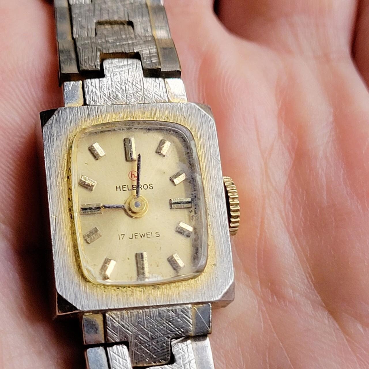 Vintage Helbros 17 Jewels Watch - Etsy