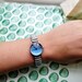Vintage Timewear Quartz Classic Blue & Silver Stretch Watch - Etsy
