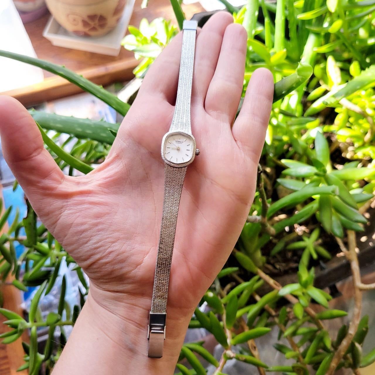 Vintage Dainty Silver Caravelle by Bulova Quartz Watch - Etsy