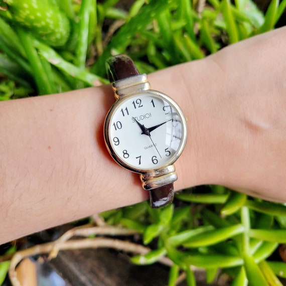 Vintage Studio Quartz Cuff Watch - Gem