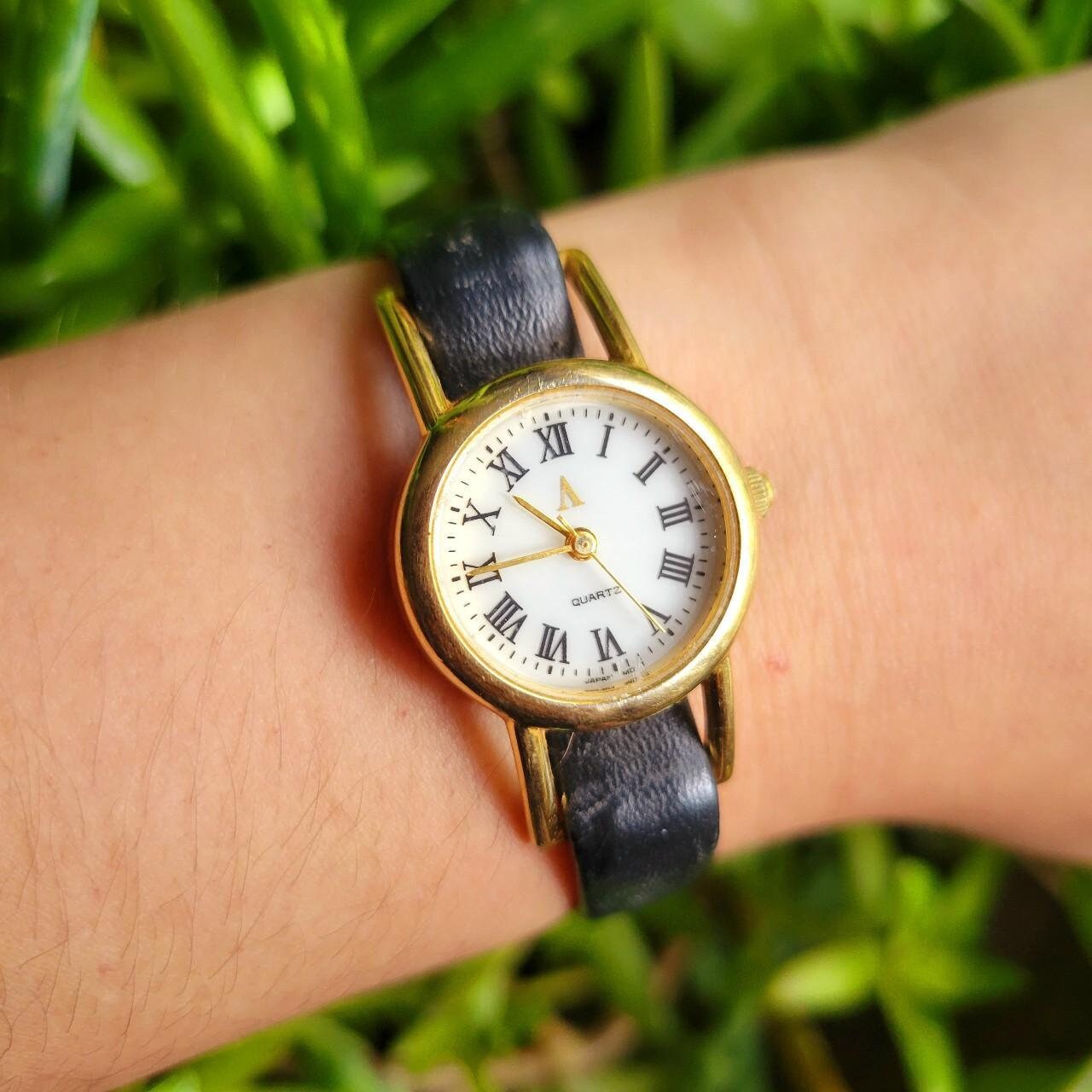 Vintage Avon Leather Roman Numerals Quartz Analog Watch - Etsy