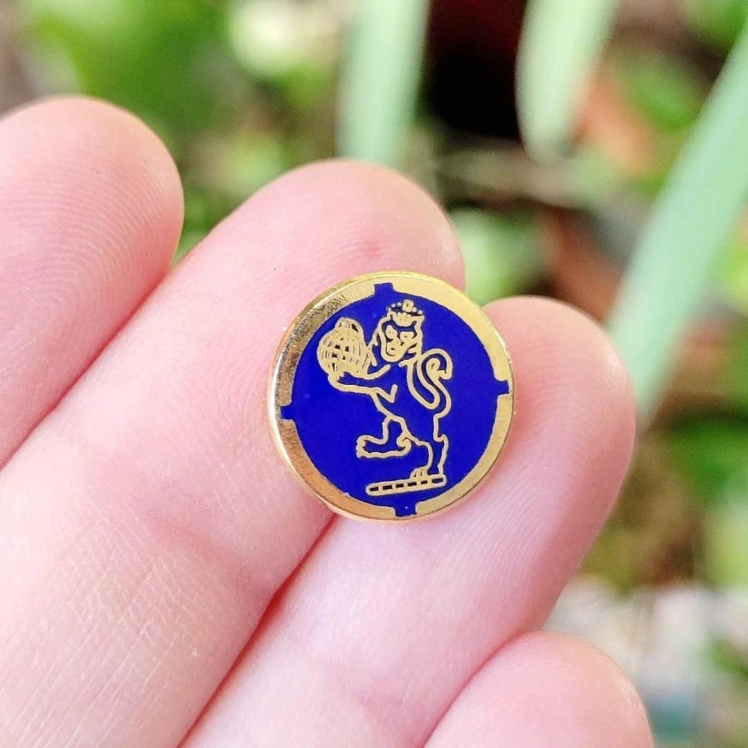 Vintage Rampant Cunard Tiny British Lion Lapel Brooch Pin - Etsy