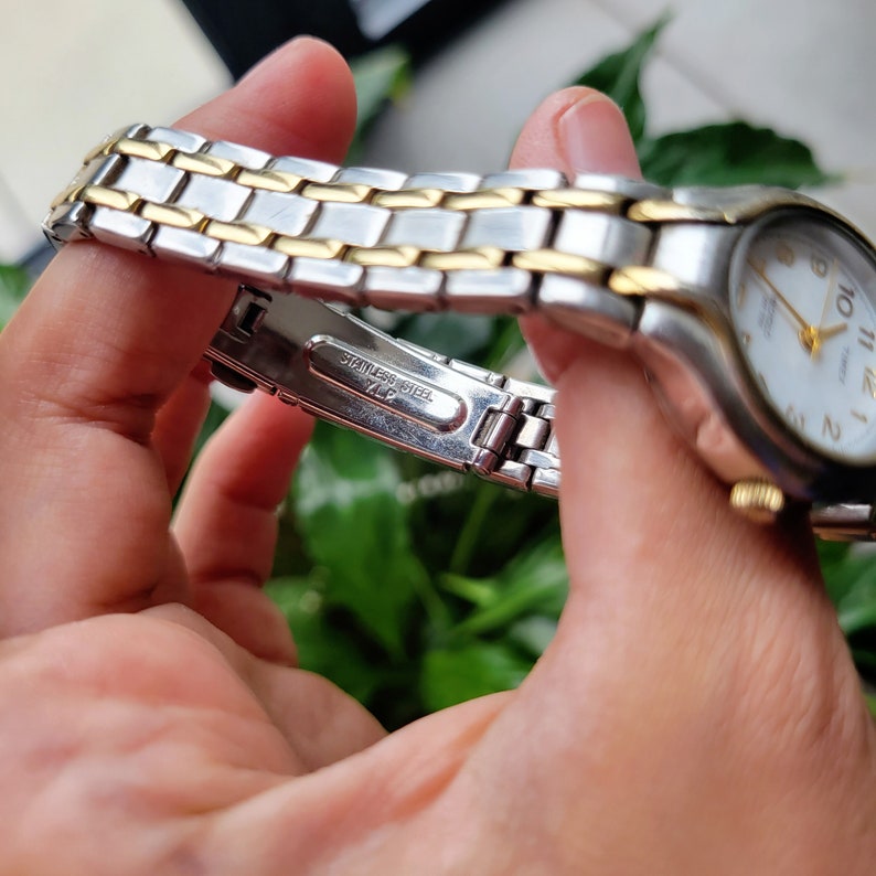 Classic Timex Indiglo Silver Watch - Etsy