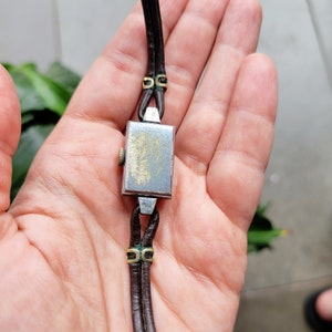 Vintage Swiss Services Cord Watch - Etsy