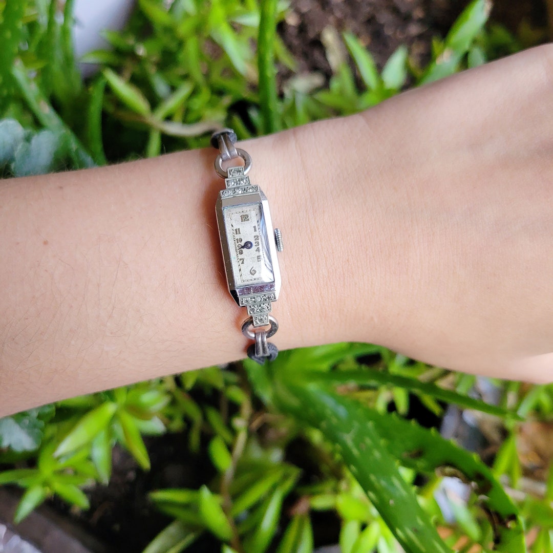RARE Vintage Art Deco Dainty Classic Silver Watch - Etsy
