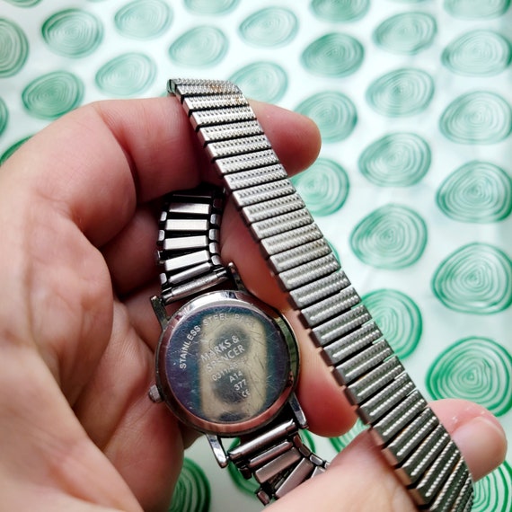 Vintage Classic Silver Marks & Spencer Stretch Watch - Gem