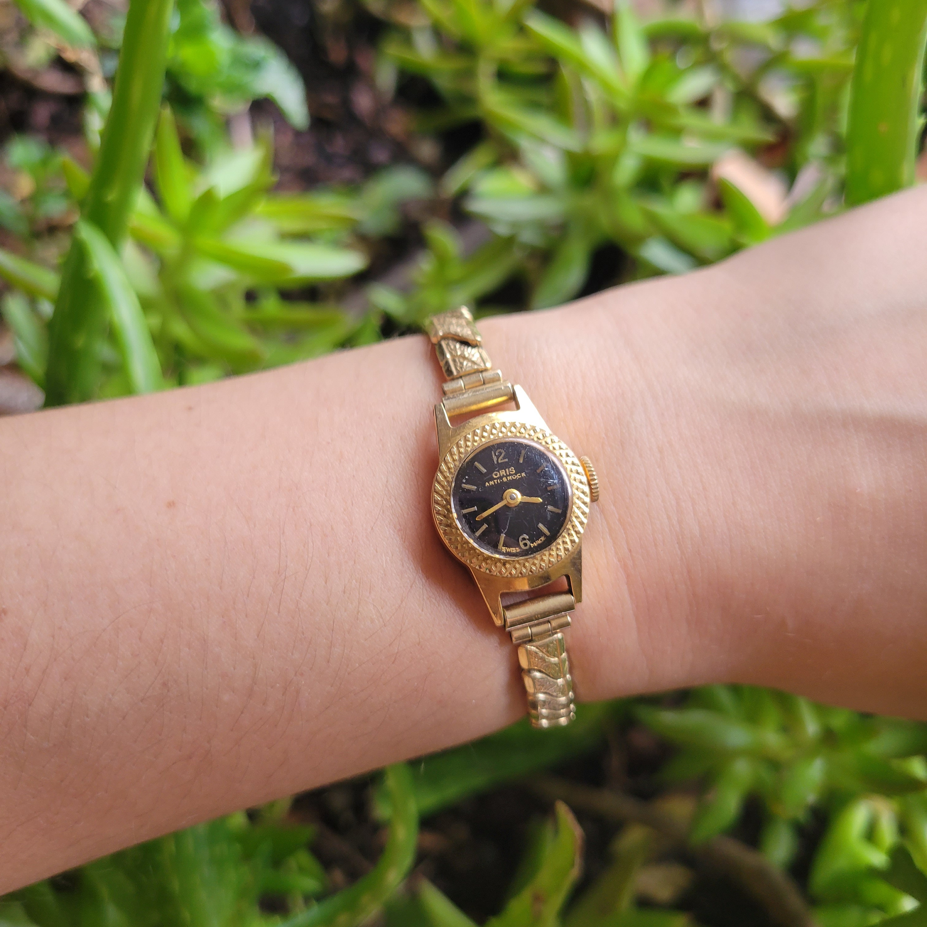 Vintage Swiss 10 Micron Gold Oris Stretch Watch - Etsy