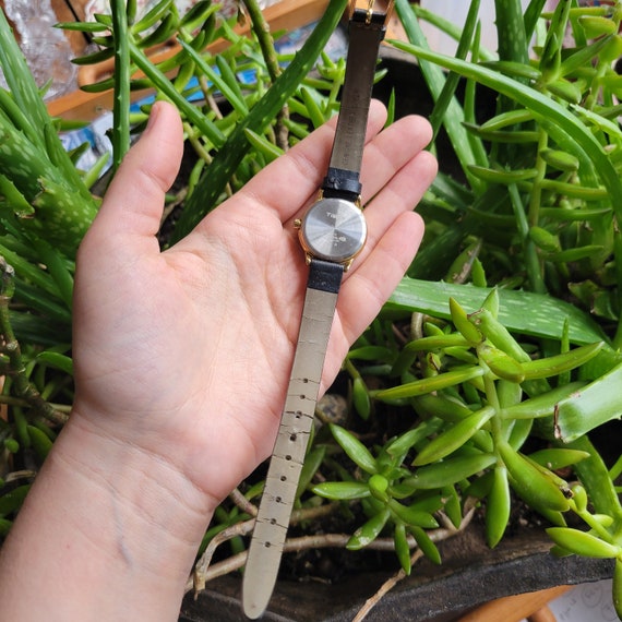 Vintage Timex WR 30M Indiglo Classic Genuine Leather … - Gem