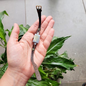 Vintage Swiss Services Cord Watch - Etsy