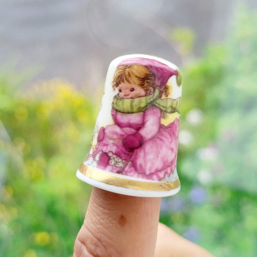 Vintage Painted Child Finbury Fine Bone China Royal Family Thimble - Etsy