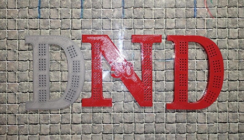 DND 50th Anniversary Cribbage Board Letter Set – STL Files for 3D ...