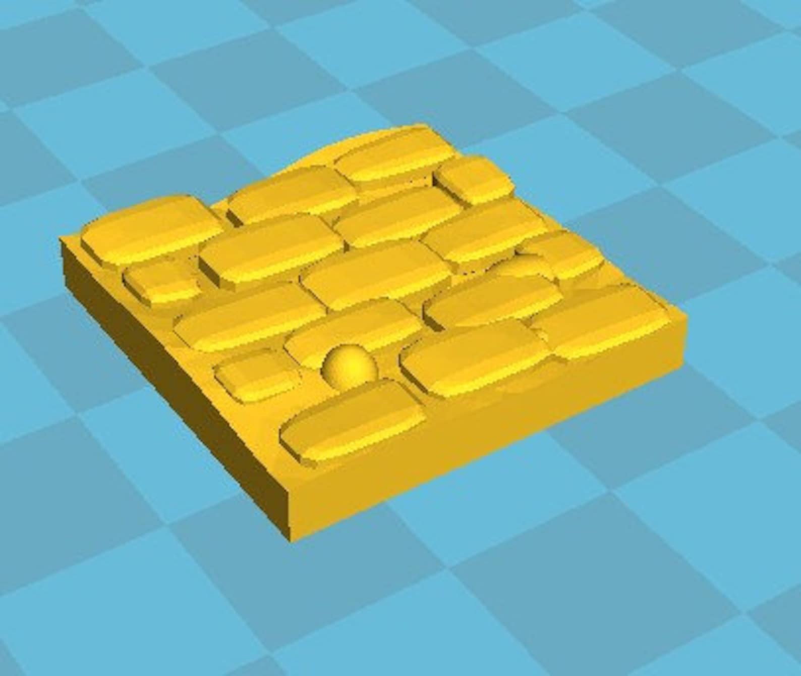 25MM Square Base Brick STL File - Etsy UK