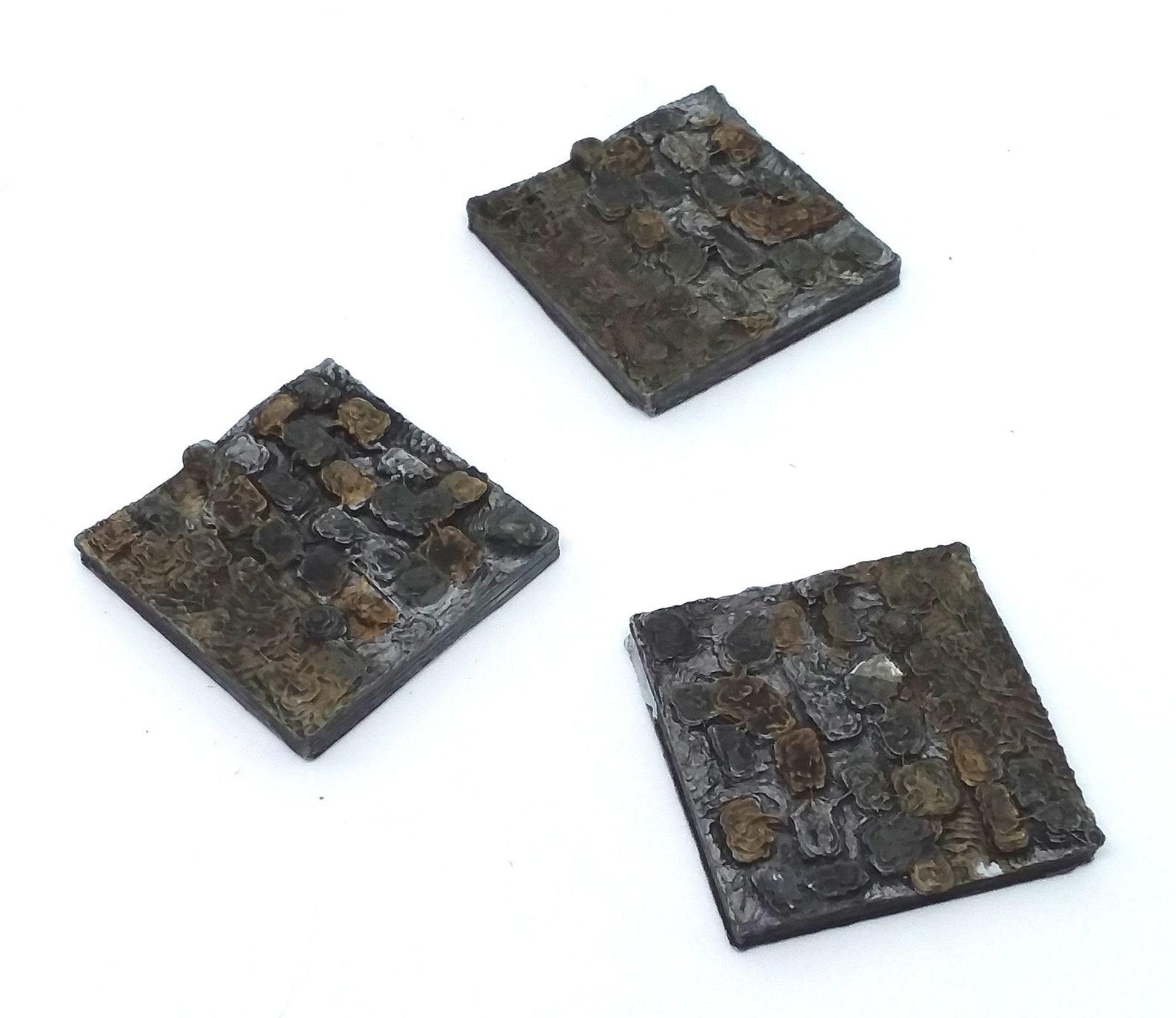 25MM Square Base Brick With Dirt STL File - Etsy