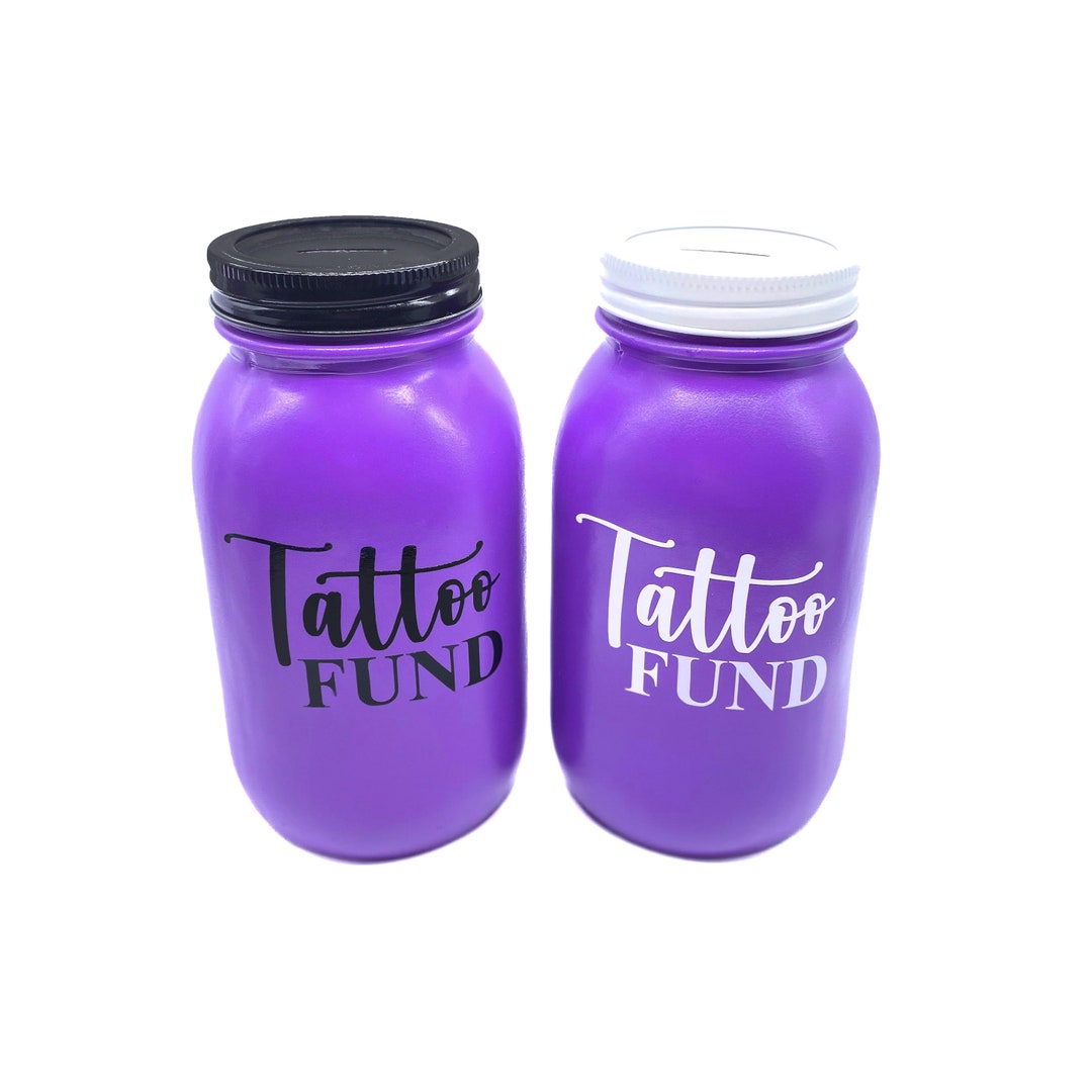 Tattoo Fund Coin Jar Tattoo Fund Bank Tattoo Fund Mason Jar Tattoo ...