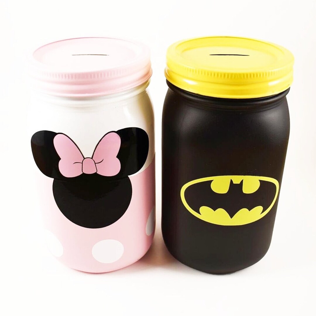 Custom Kids Mason Coin Jar Custom Mason Jar Coin Slot Lid Mason Jar ...
