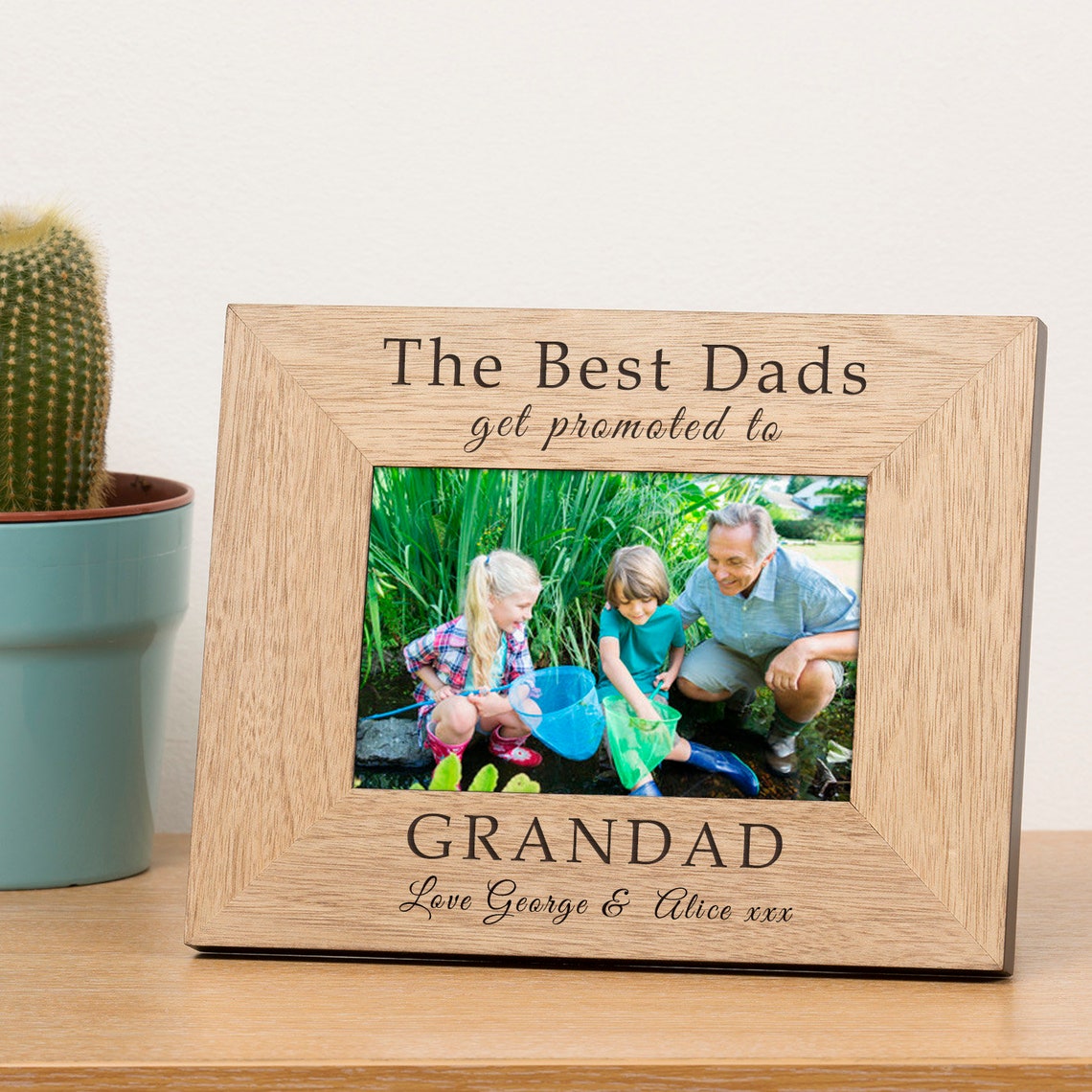 Grandad Frame Engraved Grandpa Frame Personalised Grandad - Etsy UK