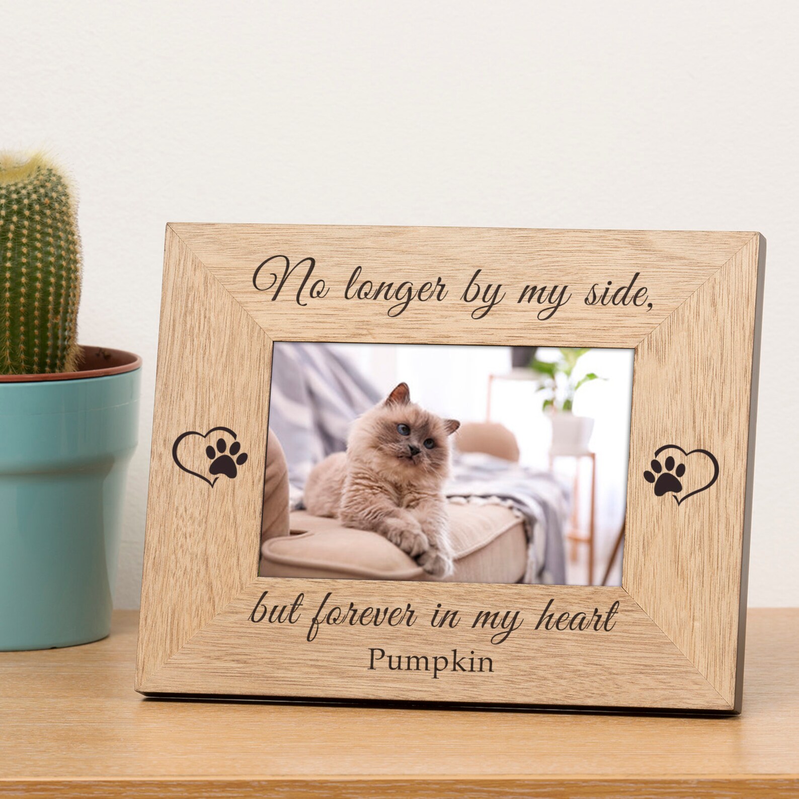 Forever in My Heart Pet Frame, Pet Memory Frame, Beloved Dog Frame, Cat ...