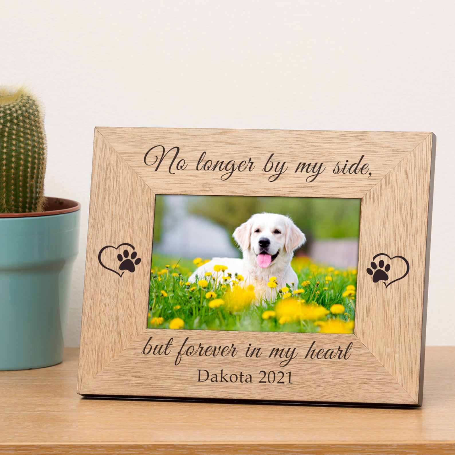 Forever in My Heart Pet Frame Pet Memory Frame Beloved Dog - Etsy UK