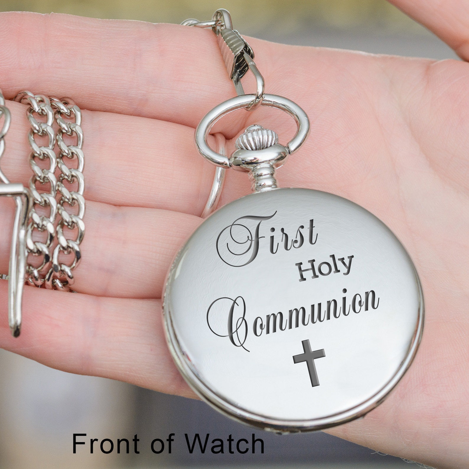 First Holy Communion Pocket Watch, Bespoke First Holy Communion Pocket ...