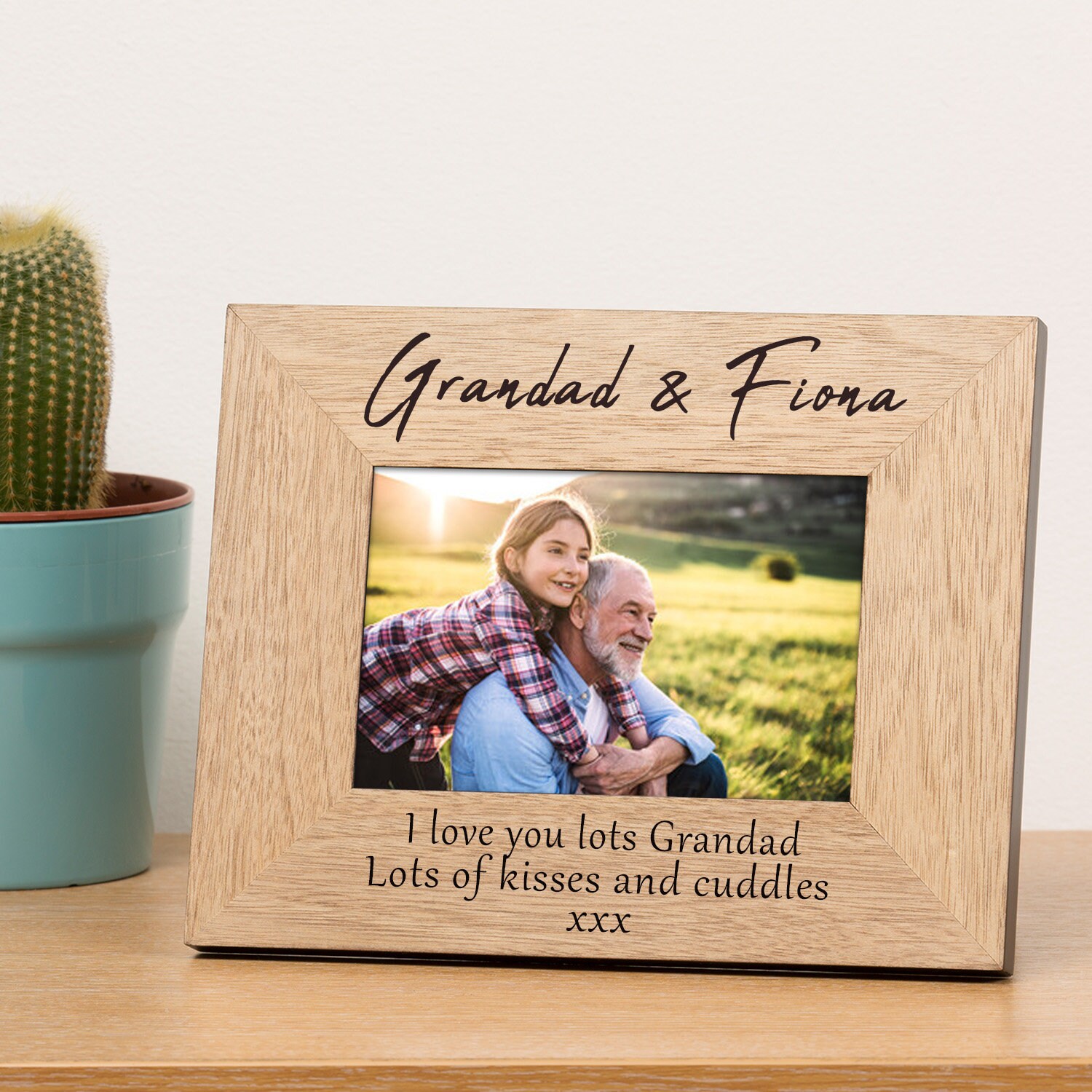 Personalised Grandad and Me Photo Frame, Grandad Father's Day Gift From ...