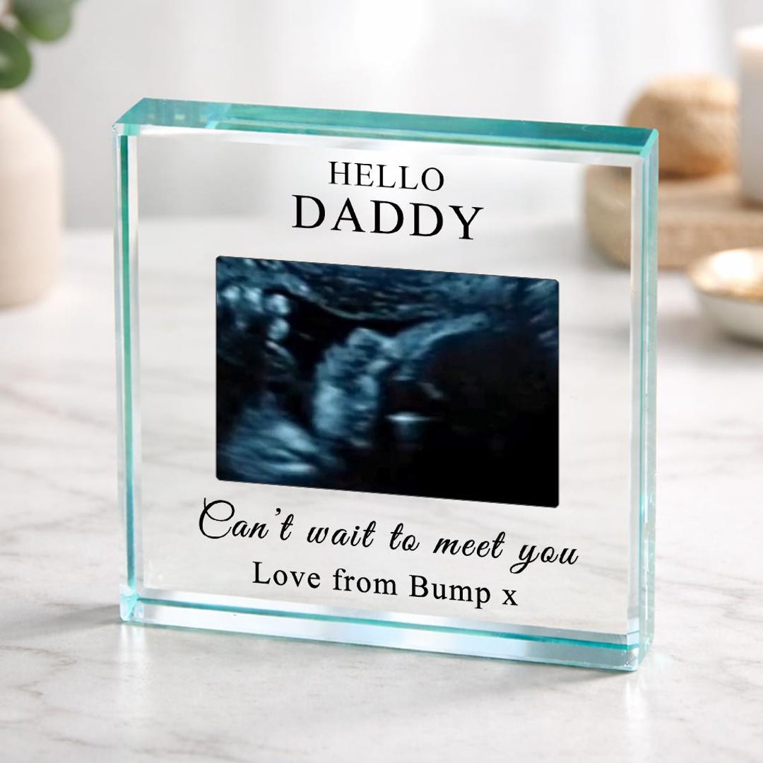 Baby Scan Photo Gift, Photo Gift for Dad, New Dad Gift, Pregnancy ...