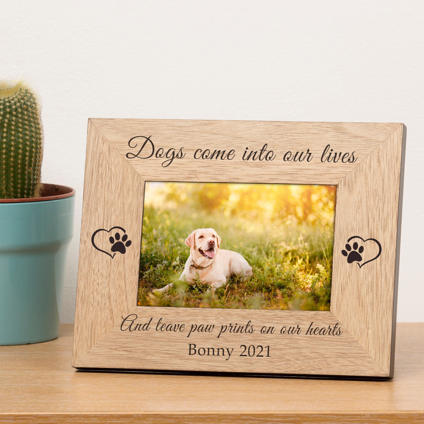 Dog Memory Frame Pet Memory Frame Beloved Dog Frame Dog | Etsy