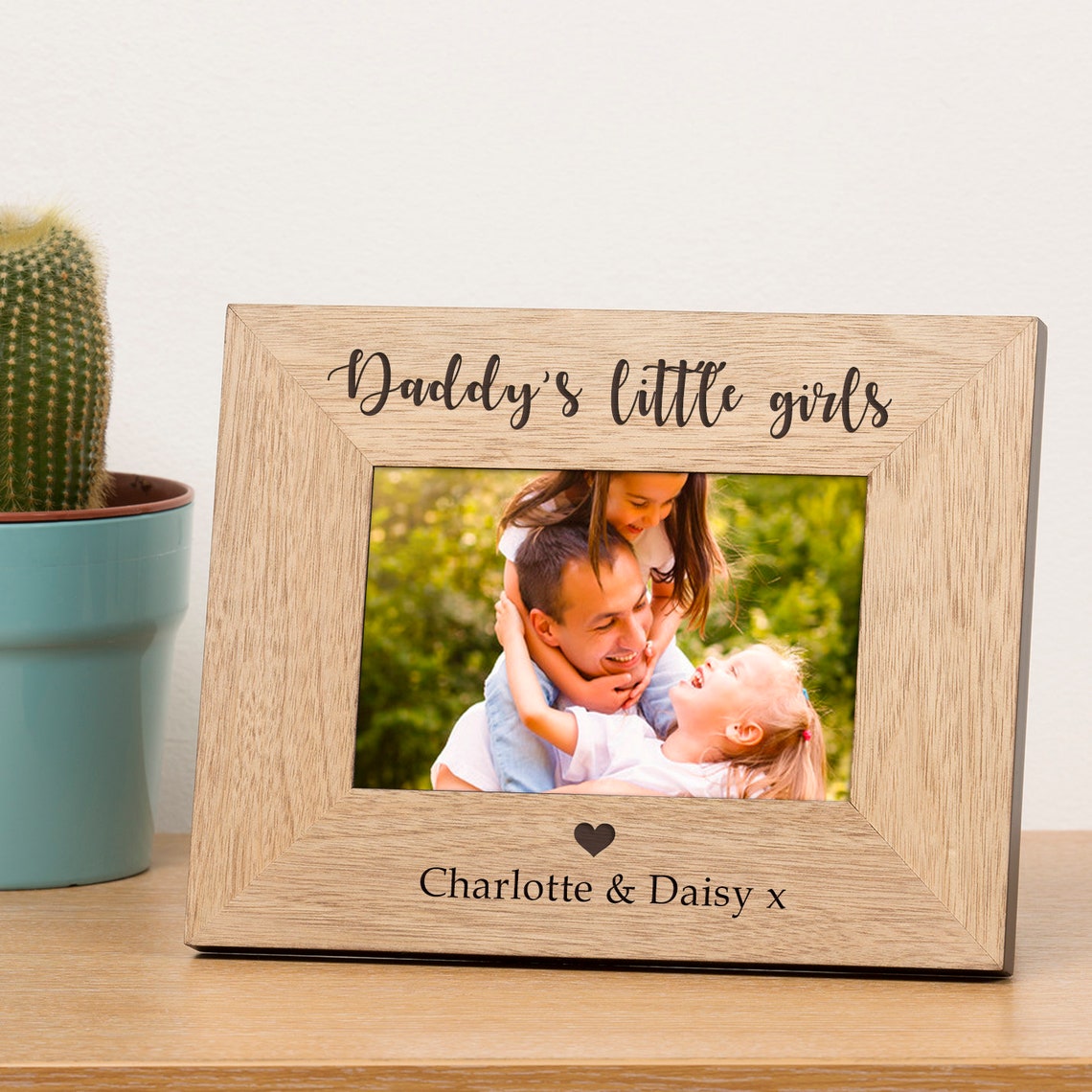 Personalised Daddy's Little Girl Photo Frame Daddy's - Etsy UK