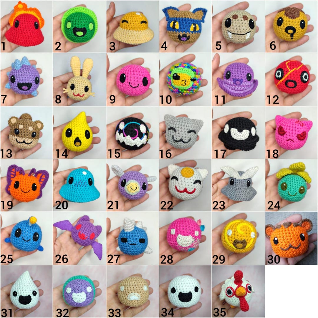 Slimes Plushie Slime Rancher 2", Pink Slime, Honey Slime, Sabre Slime ...