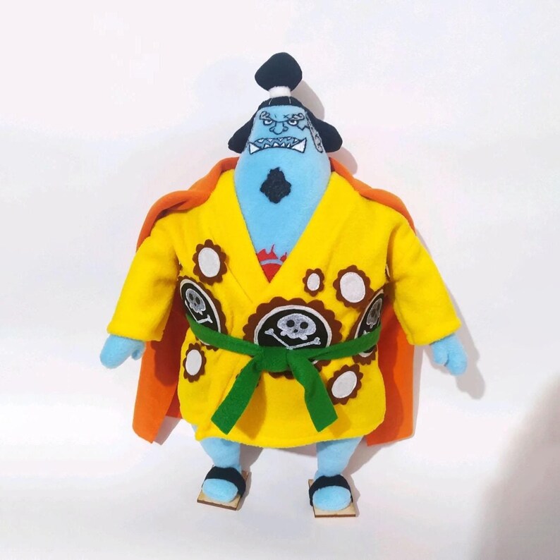 Jinbe One Piece Anime Plush, Jinbei Soft Toy Plushie Gift, Jimbei ...