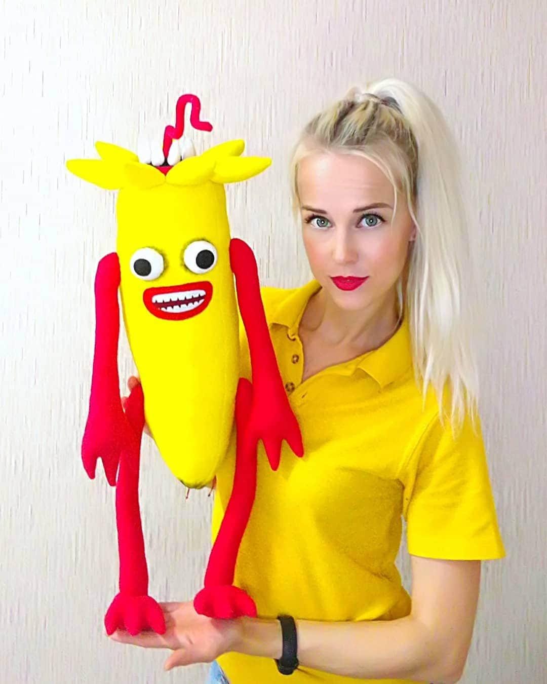 Banana Eater Plush 24 Toy, Halloween Decor, Decorations, Monster SCP ...