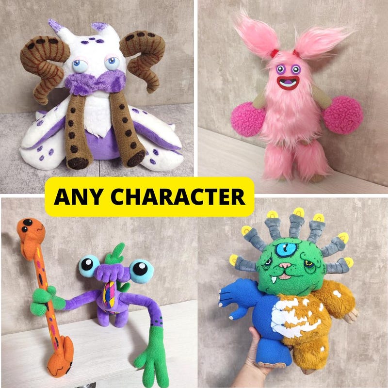 Monster Plush - Etsy