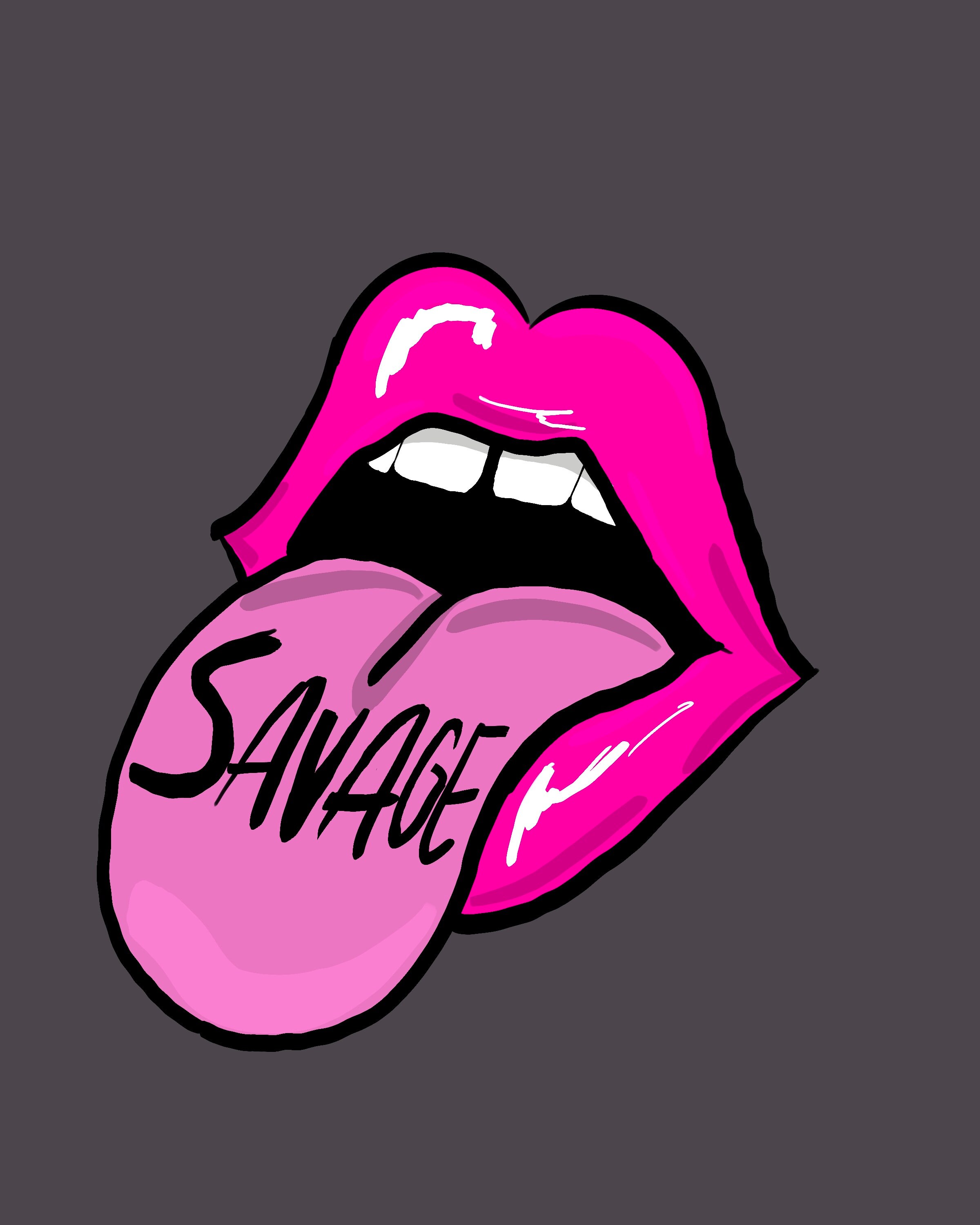 Pre Drawn Outline Canvas DIY Savage/ Instant Download/ DIY - Etsy