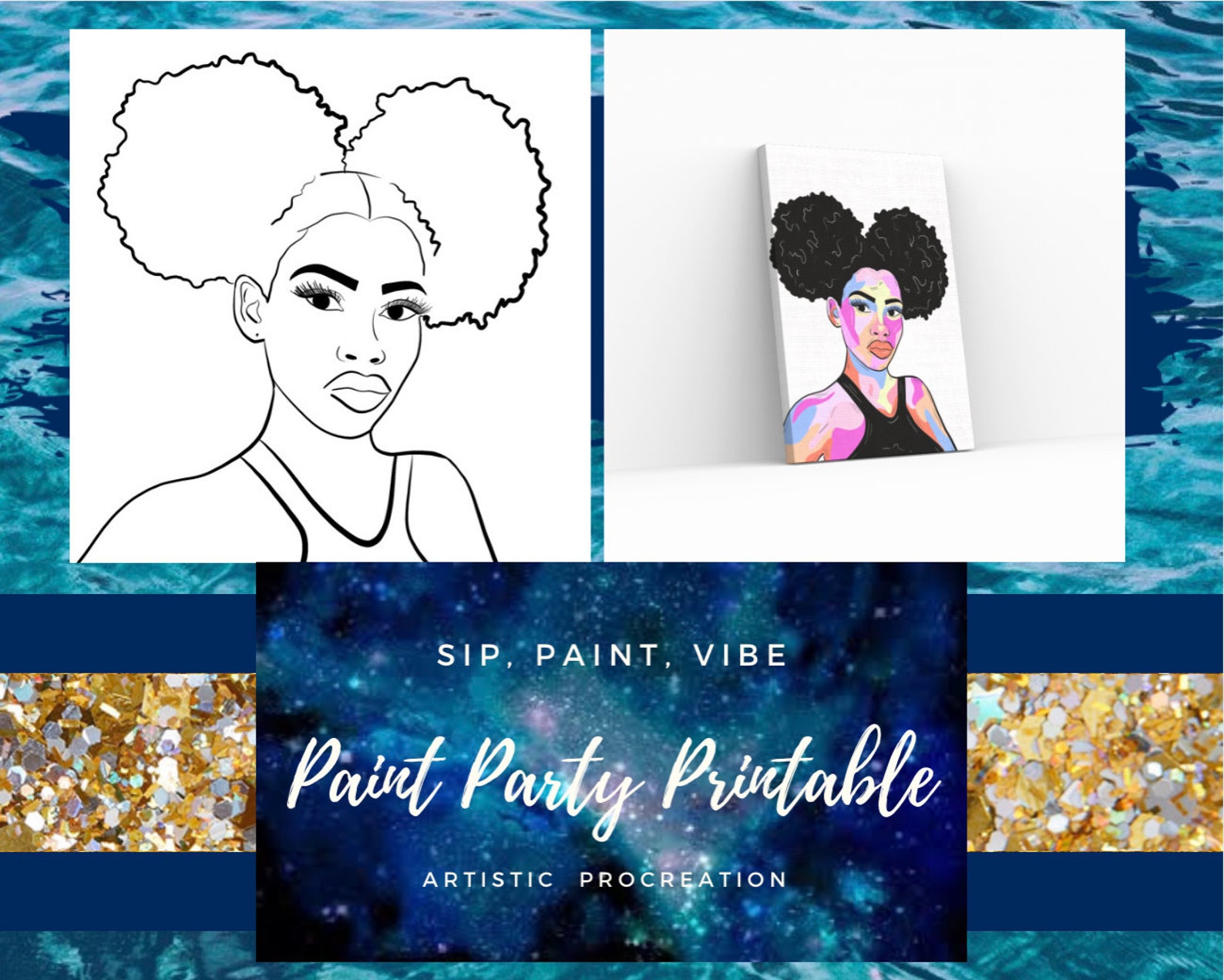 Pre Drawn Outline Canvas DIY Puffs/ Instant Download/ DIY - Etsy