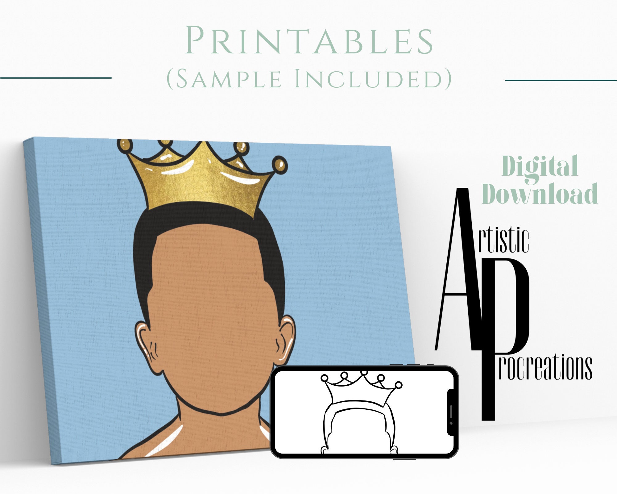 Canvas Printable/ Pre Drawn Outline Canvas/22/ DIY Canvas/ - Etsy