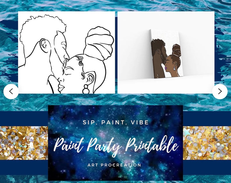 Pre Drawn Outline Canvas DIY Protector/ Instant Download/ DIY - Etsy