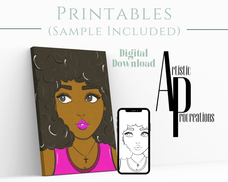 Pre Drawn Outline Canvas DIY Tiff/ Instant Download/ DIY Canvas/ Party ...