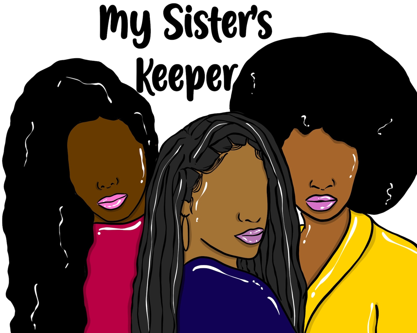 Pre Drawn Outline Canvas DIY My Sisters Keeper / Instant - Etsy