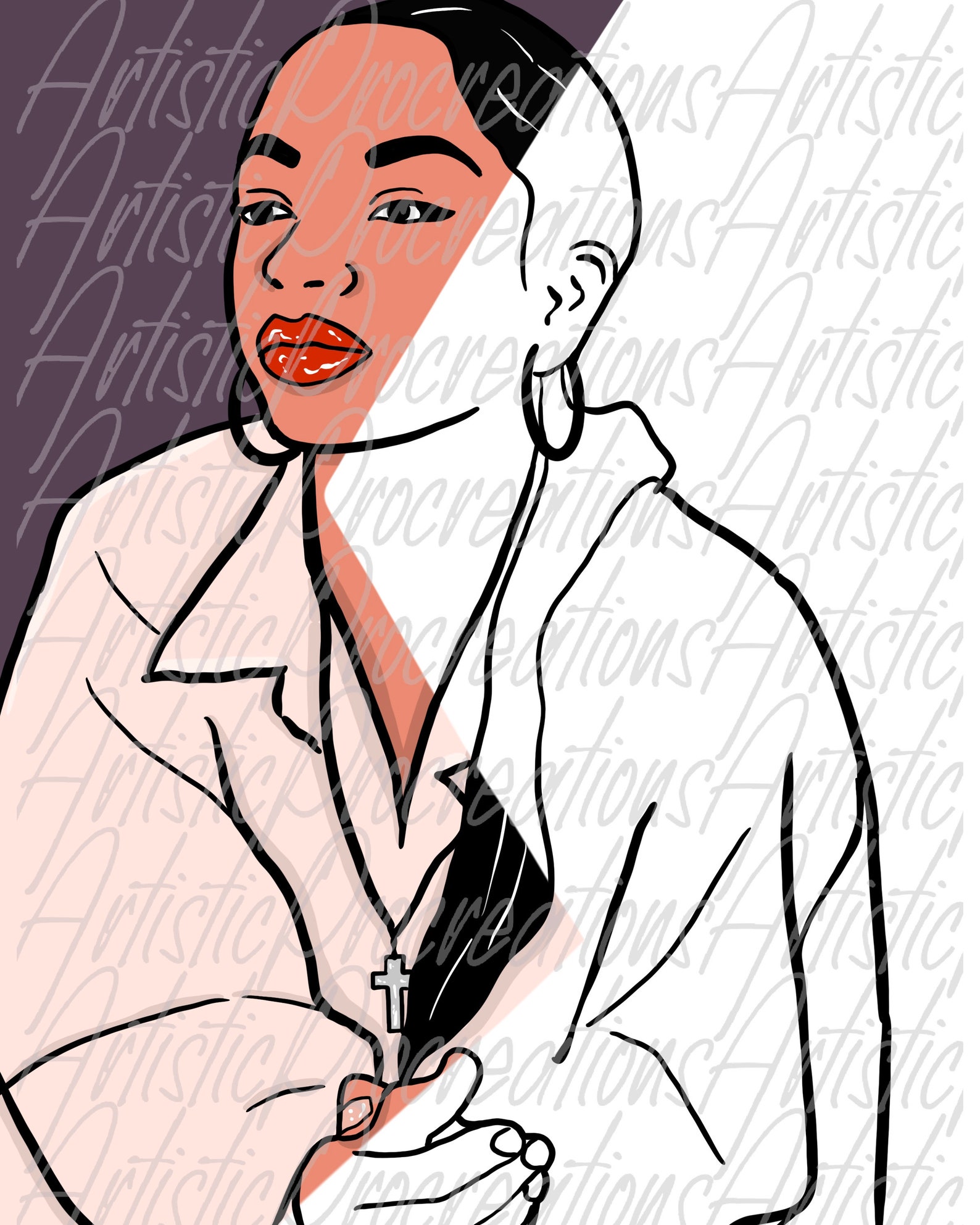 Pre Drawn Outline Canvas DIY Sade/ Instant Download/ DIY - Etsy