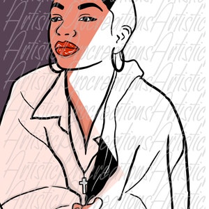 Pre Drawn Outline Canvas DIY Sade/ Instant Download/ DIY - Etsy