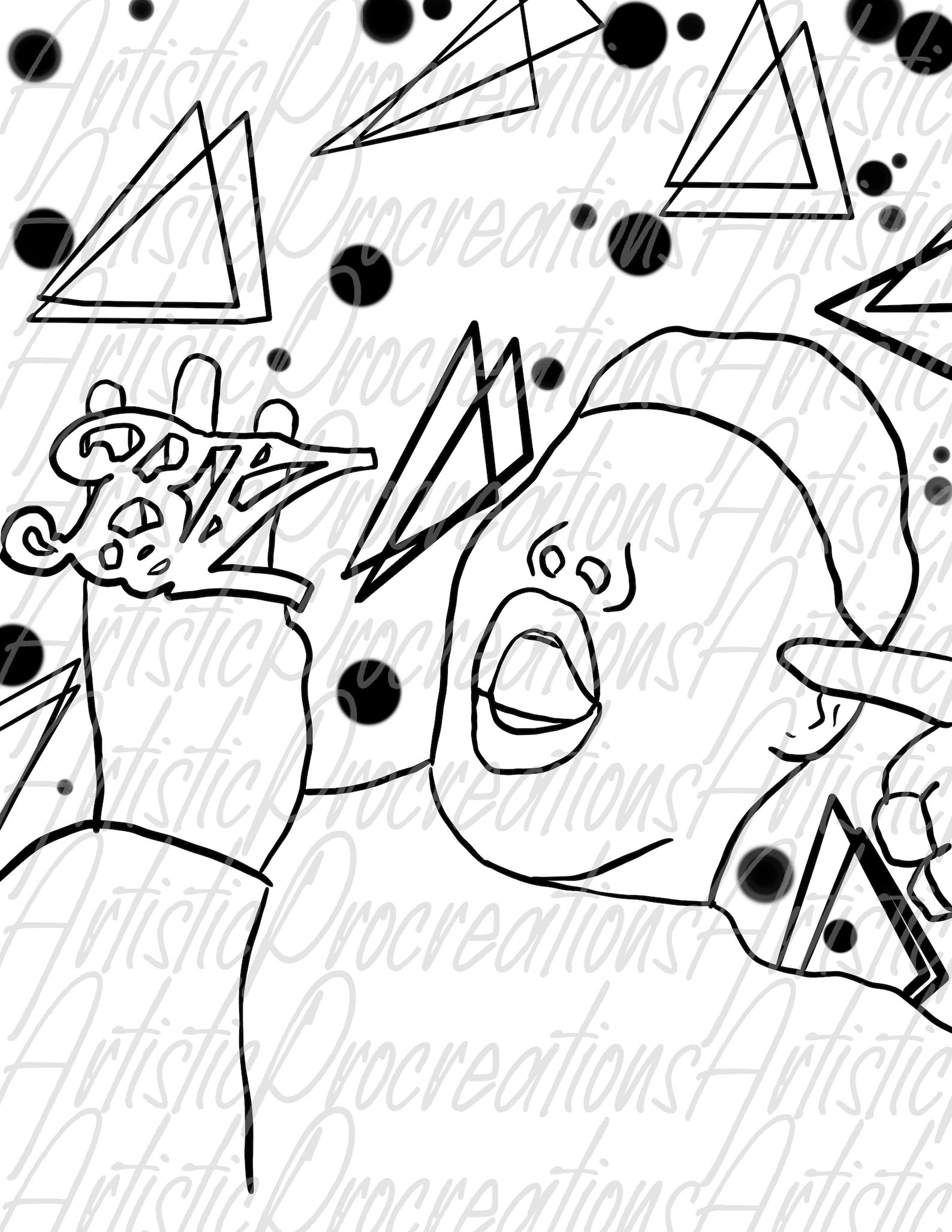 Pre Drawn Outline Canvas DIY Biz/ Instant Download/ DIY - Etsy