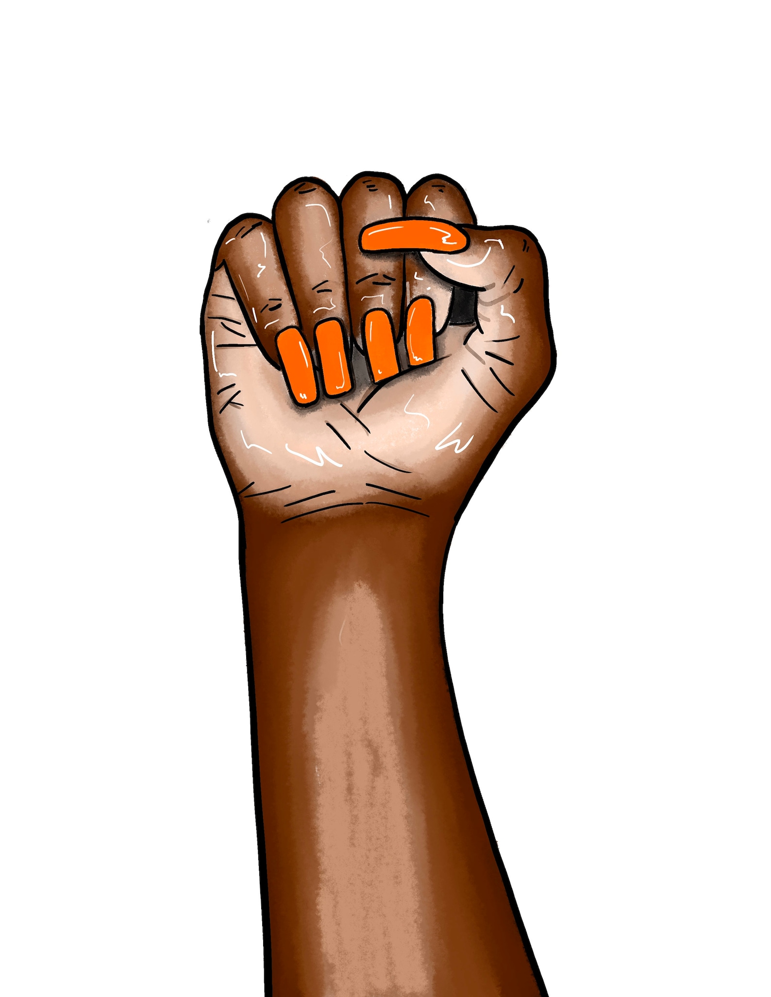 Pre Drawn Outline Canvas DIY Power/ Instant Download/ DIY - Etsy