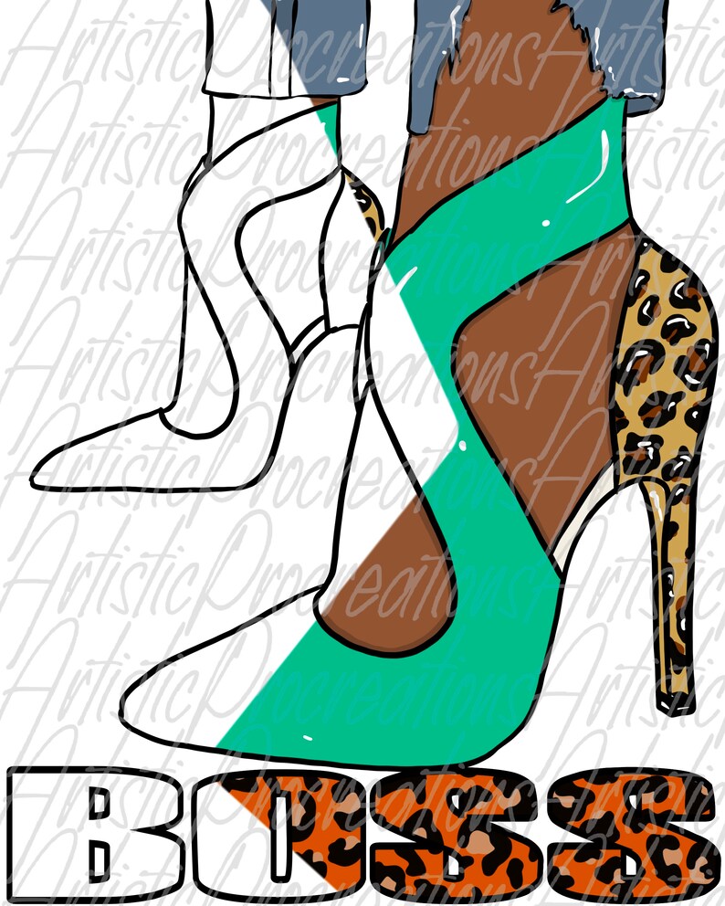 Pre Drawn Outline Canvas DIY Boss/ Instant Download/ DIY - Etsy