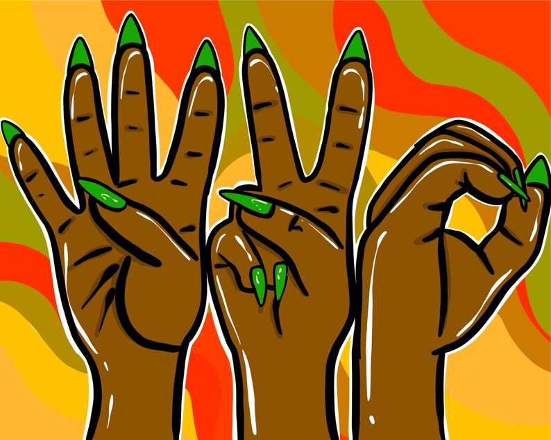 Canvas Printable/ Pre Drawn Outline Canvas 420 Female / DIY - Etsy