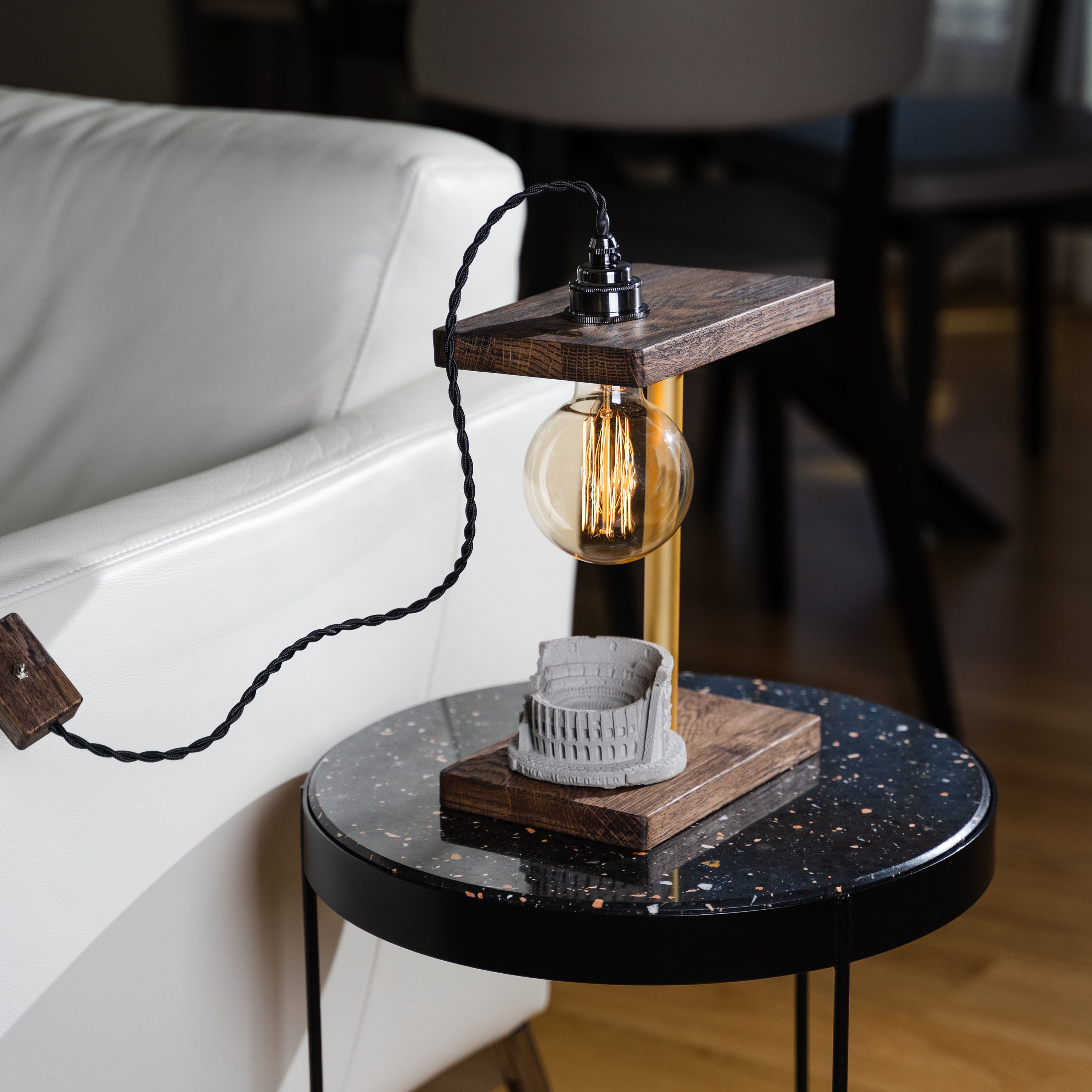 Wood Nightstand Lamp, Night Stand Table Lamp, Table Lamp for Night ...