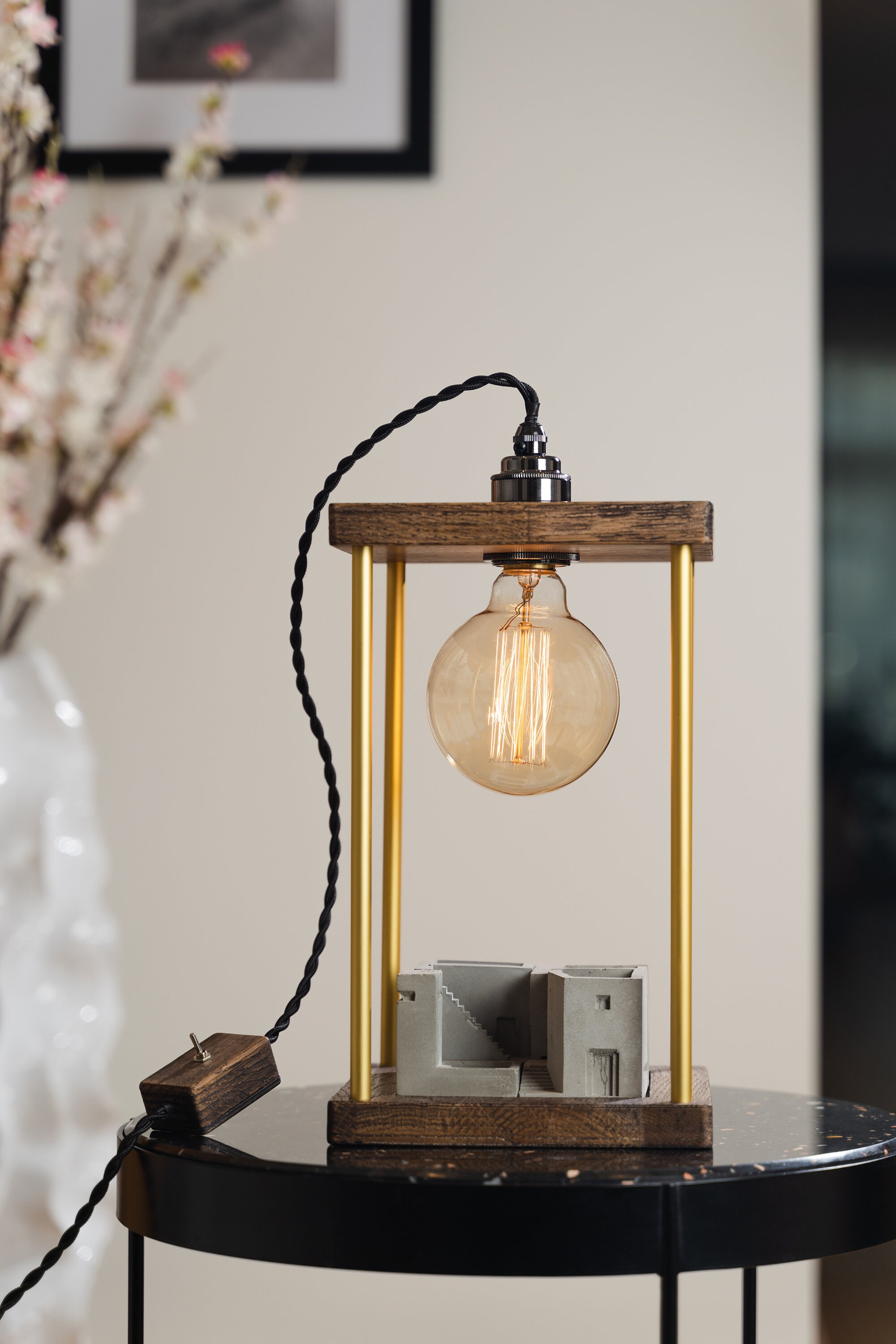 For Architect Lamp Concrete Building Lamp Miniaturhaus - Etsy