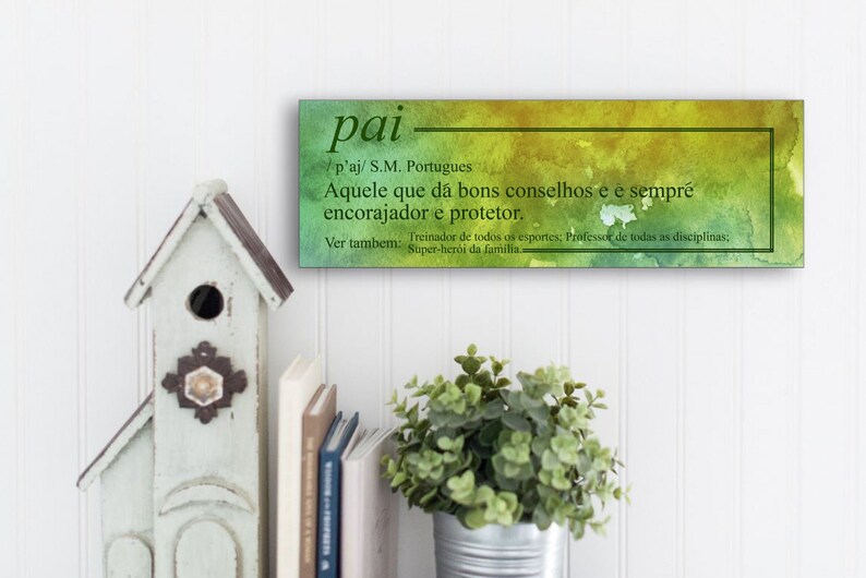 Pai Definition Father's Day Sign - Etsy