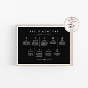 Black Laundry Sign Print, Laundry Room Wall Decor Art, Laundry Care ...